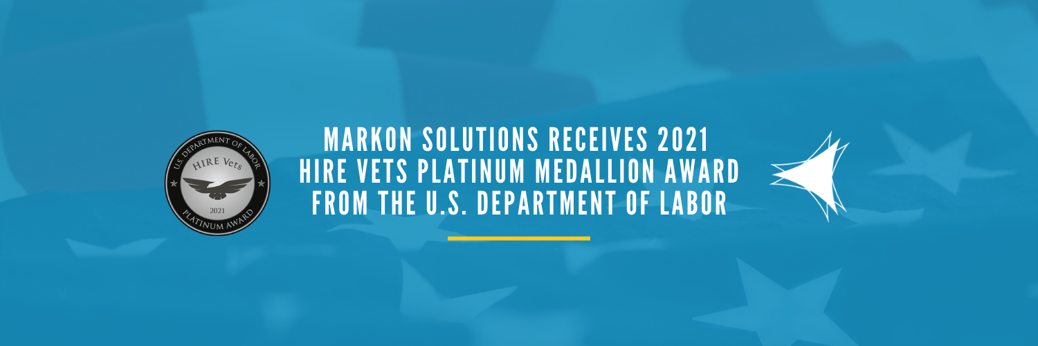 Markon Receives 2021 Hire Vets Medallion Award from the U.S. Department ...